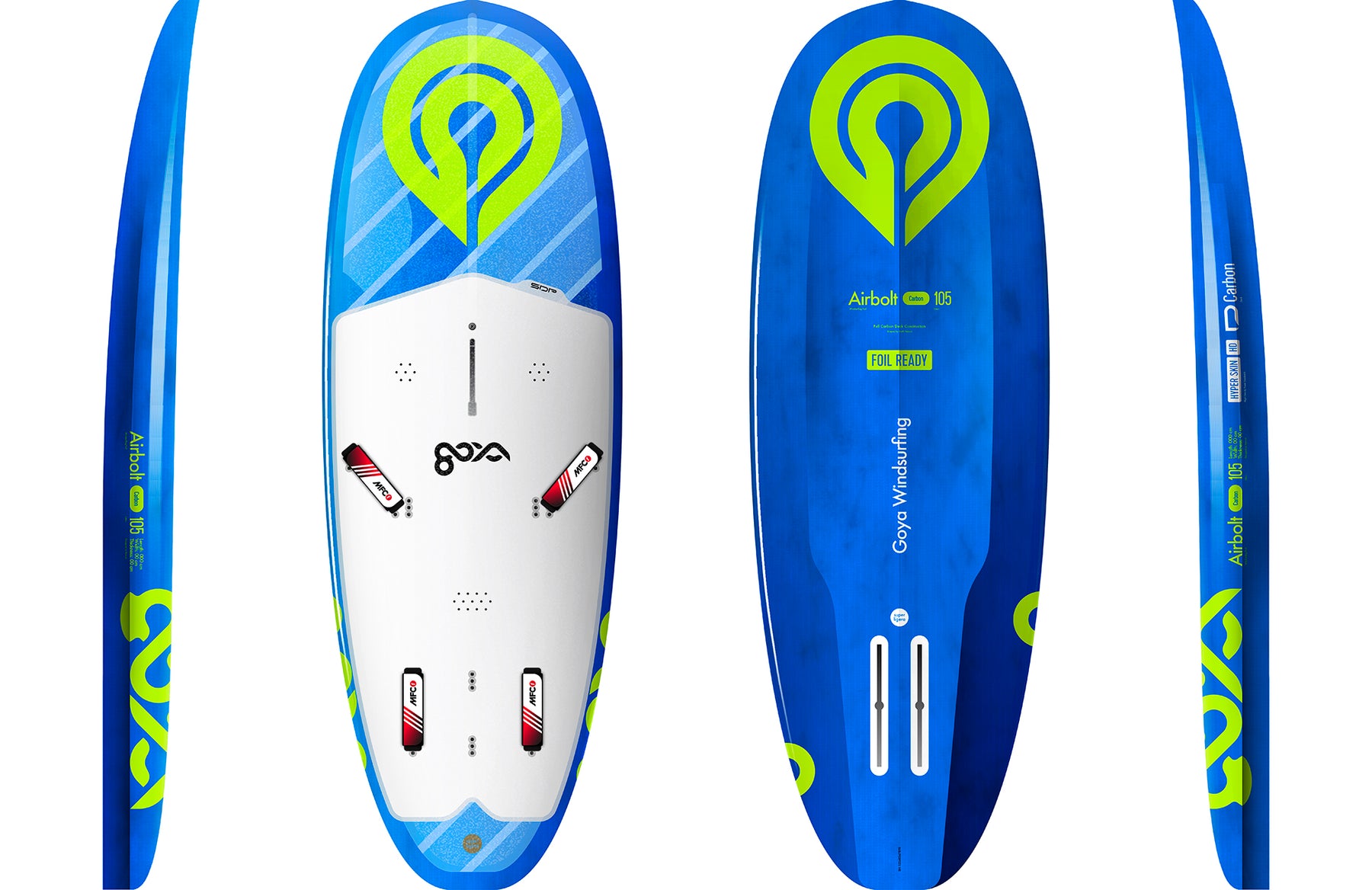 Goya Airbolt Carbon 2022 Windsurf Wing Foil Board 90•105•120•135•155 ...